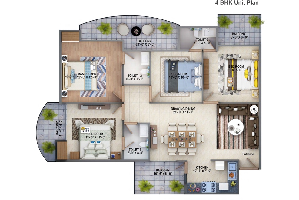 Adore Prima | 9911816000 | 3,4 BHK Flats in Sector 72, Faridabad